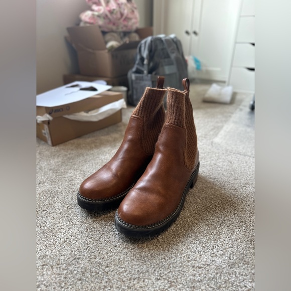 Universal Thread | Shoes | Universal Thread Sock Boots Brown | Poshmark